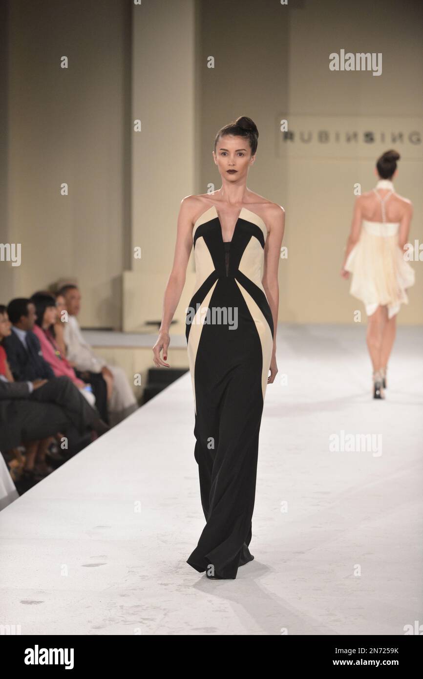 A model walks the runway wearing Rubin Singer during the15th Annual ...
