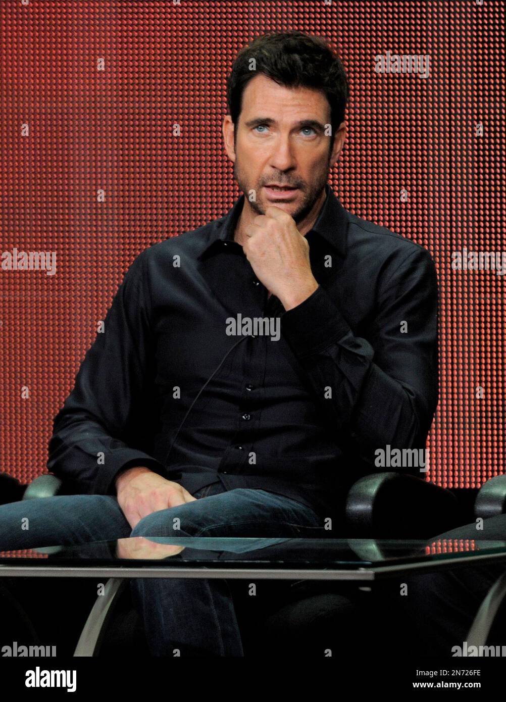 Dylan McDermott participates in the "Hostages" panel at the CBS Summer ...