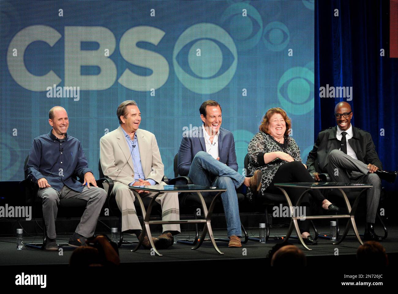 From left, executive producer/creator Greg Garcia and actors Beau ...