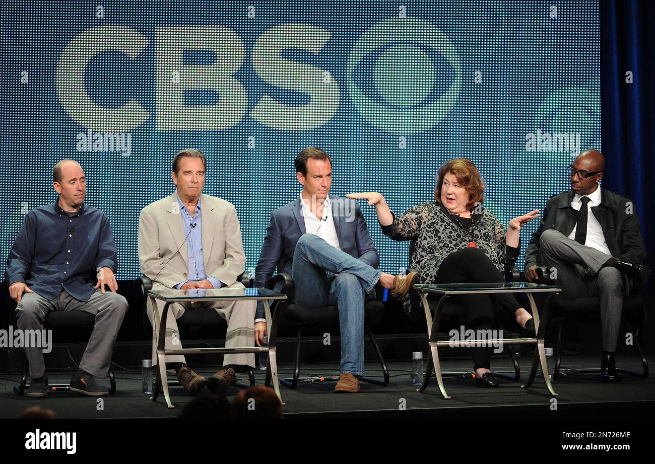 From left, executive producer/creator Greg Garcia and actors Beau ...