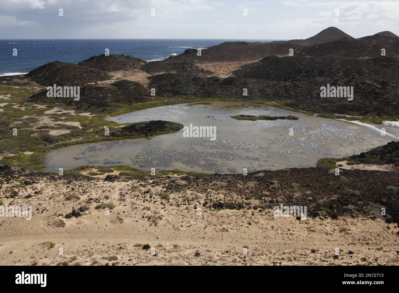 LOBOS ISLAND, FUERTEVENTURA , CANARY ISLANDS, SPAIN, EUROPE Stock Photo ...