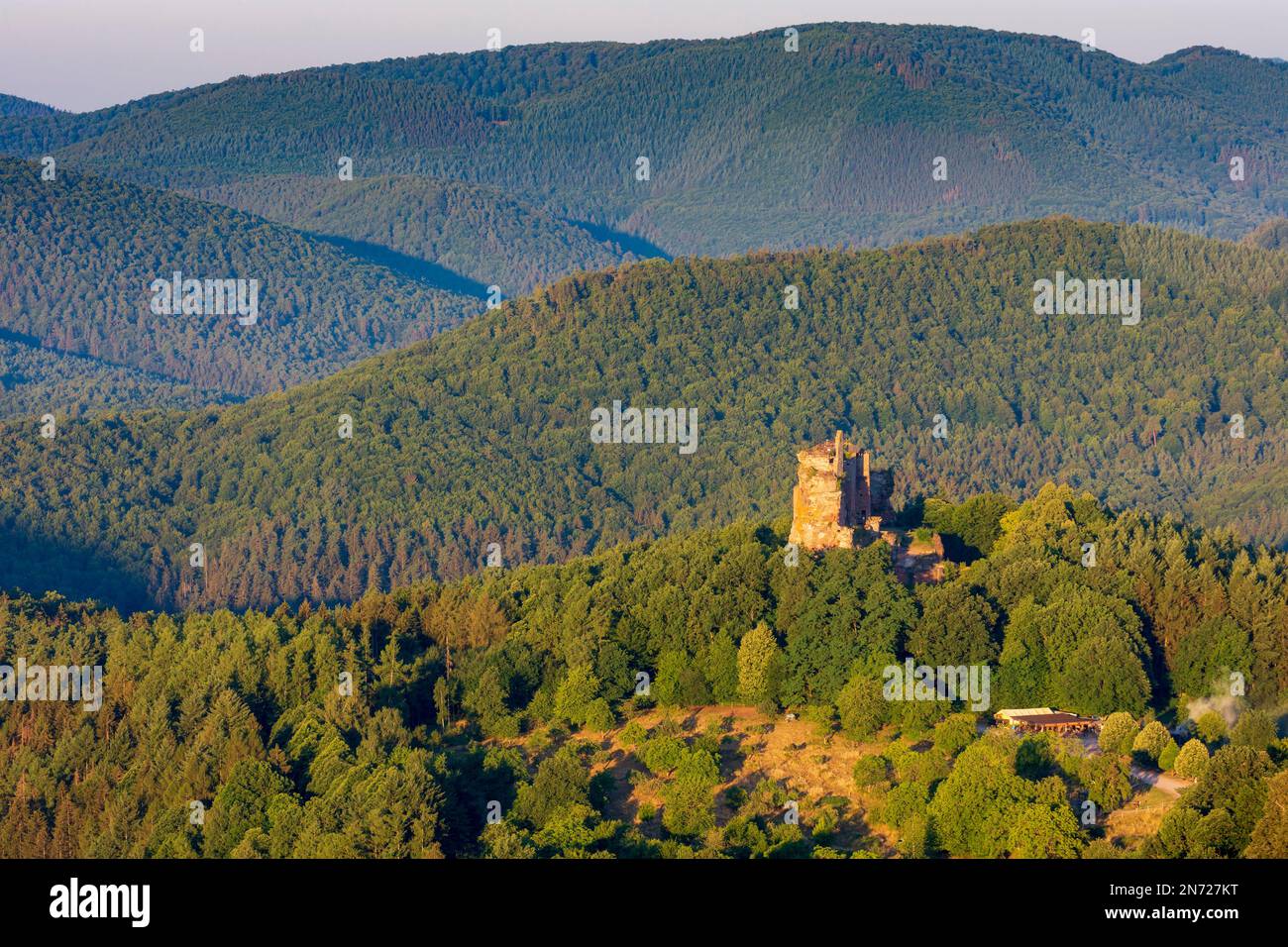 Fleckenstein castle in palatinate forest north vosges biosphere reserve ...