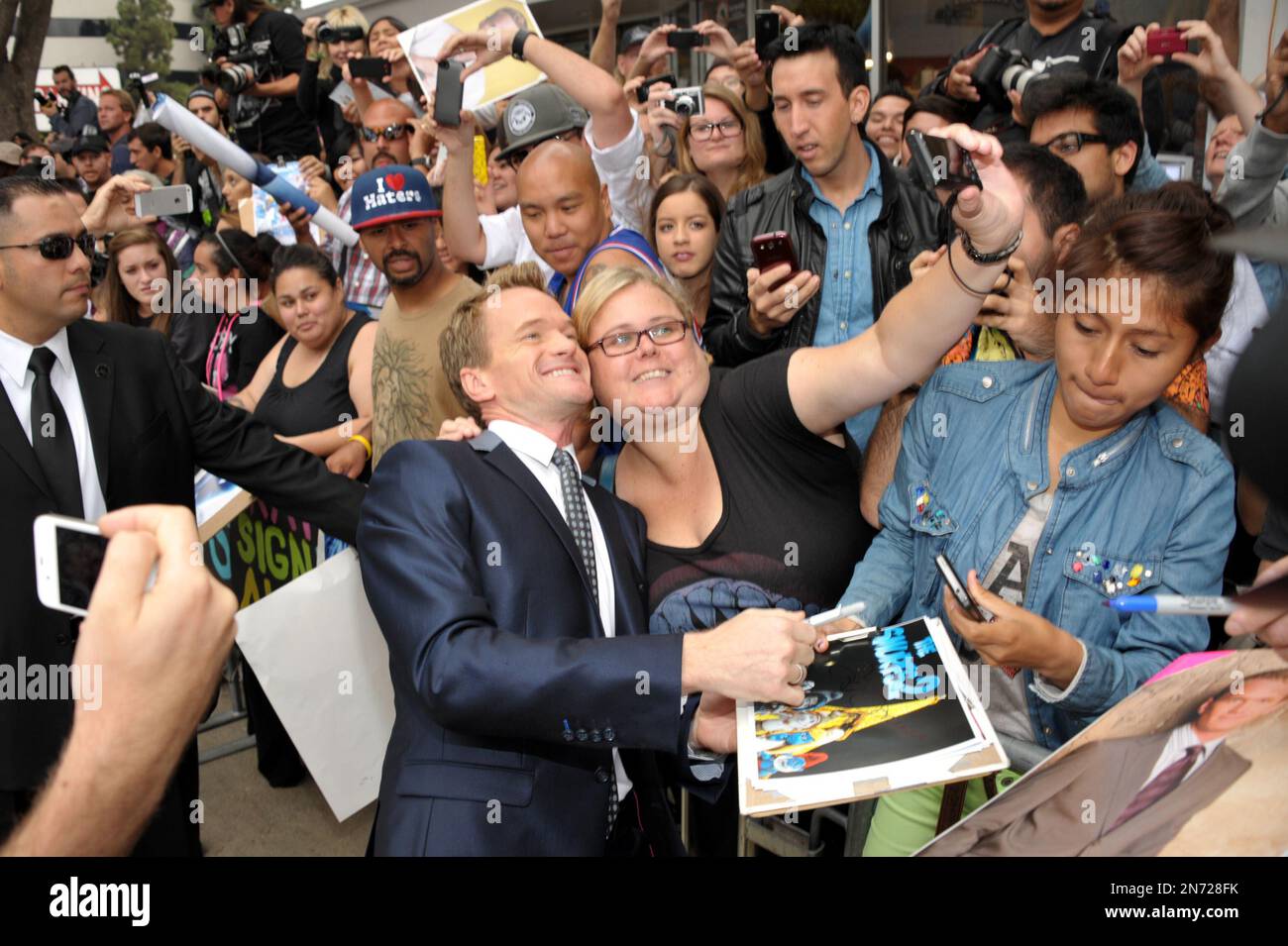 Actor Neil Patrick Harris poses for a photo at the world premiere of ...