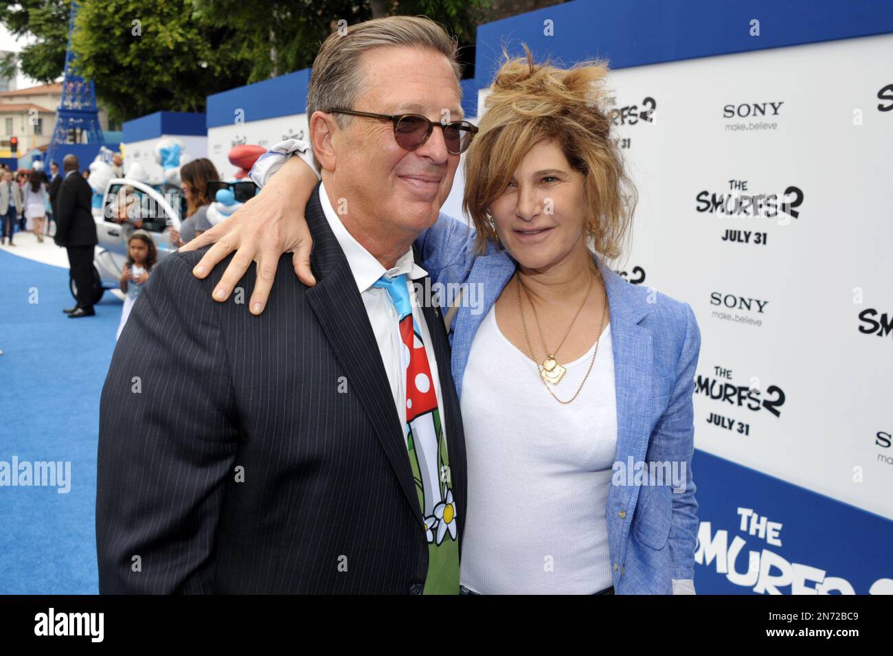 Producer Jordan Kerner, left, and Amy Pascal, co-chairman of Sony ...