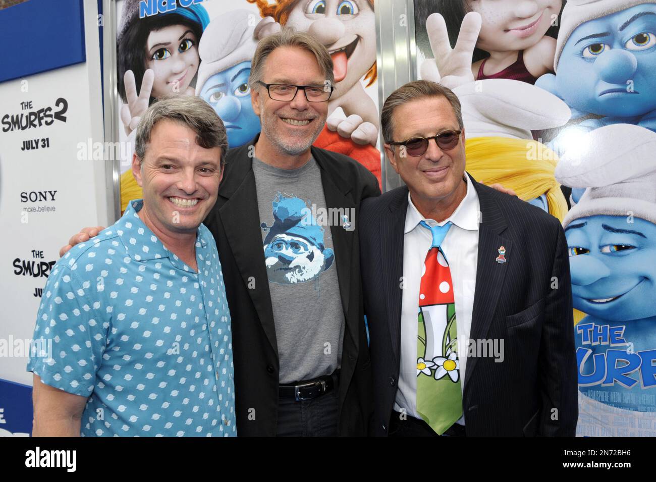 From left, Bob Osher, president of Sony Pictures Digital Productions ...