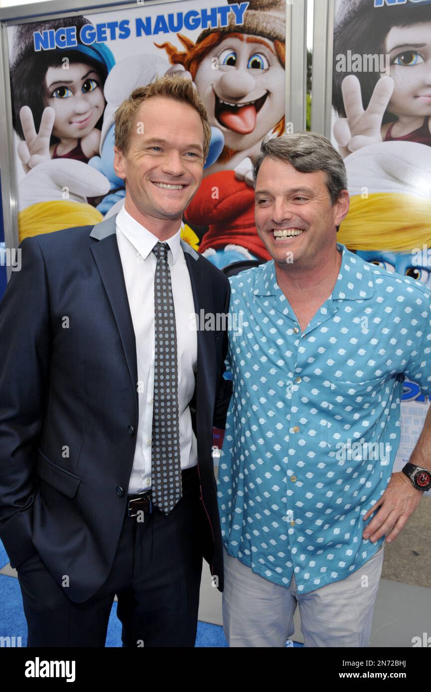 Actor Neil Patrick Harris, left, and Bob Osher, president of Sony ...