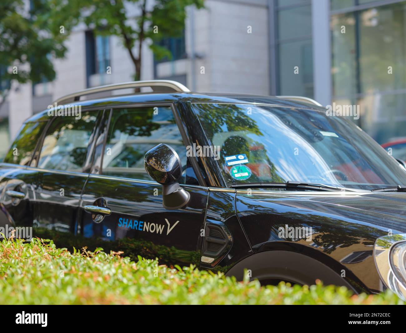 Munich, Germany - August 5, 2022 : Car Sharing Share Now is German car ...