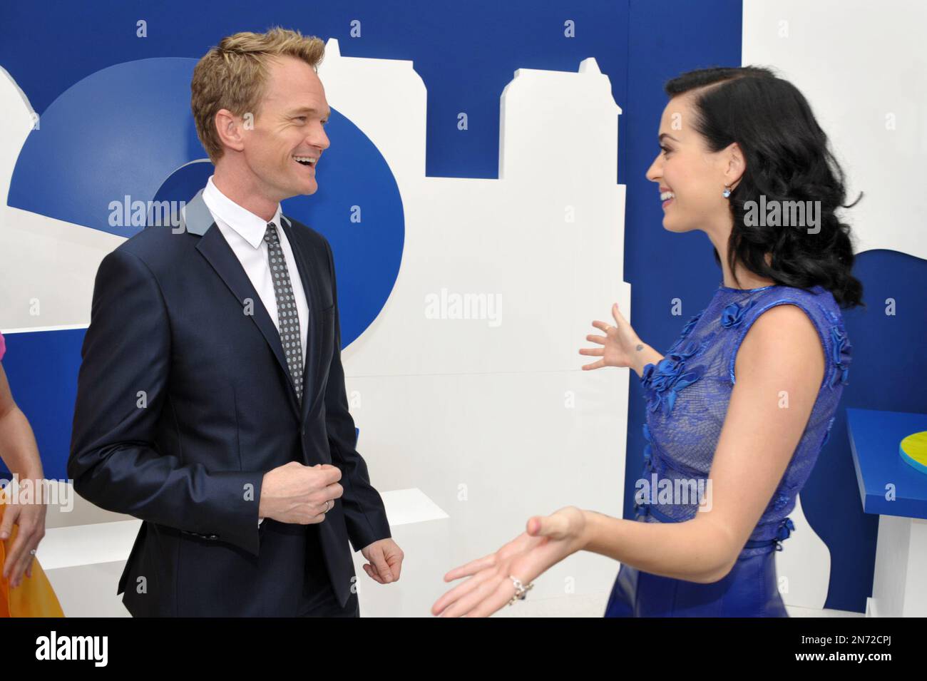 Actor Neil Patrick Harris, left, and actress and singer Katy Perry ...