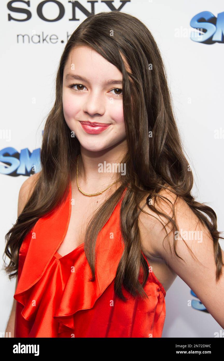 Fatima Ptacek attends "The Smurfs 2" premiere on Sunday, July 28, 2013 ...