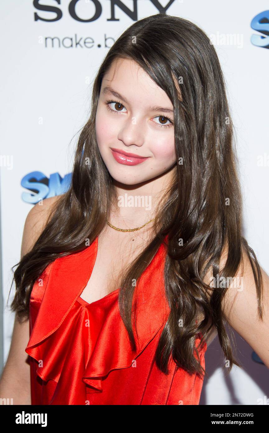 Fatima Ptacek attends "The Smurfs 2" premiere on Sunday, July 28, 2013 ...