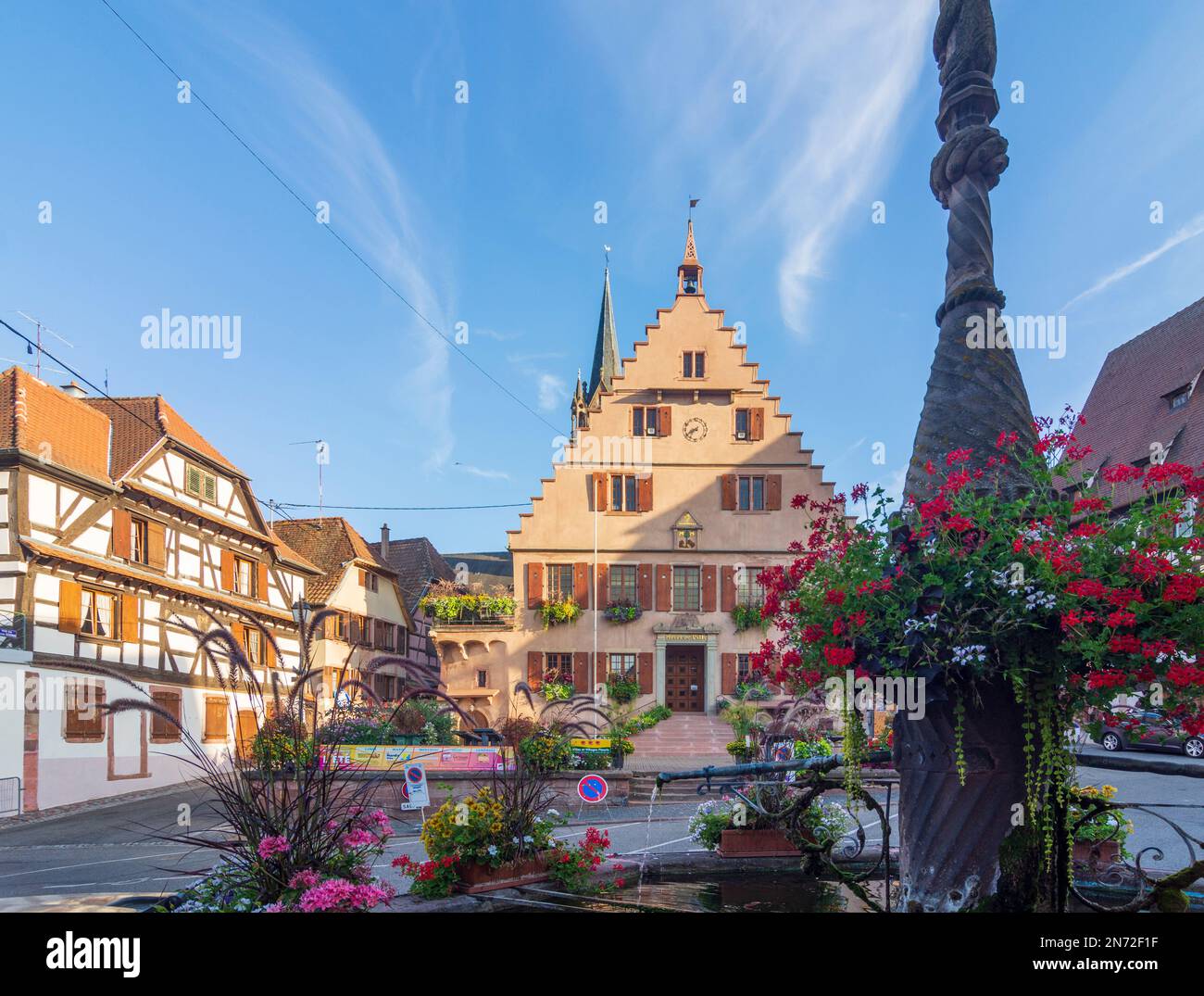 Square place du marche in alsace elsass hi-res stock photography and ...