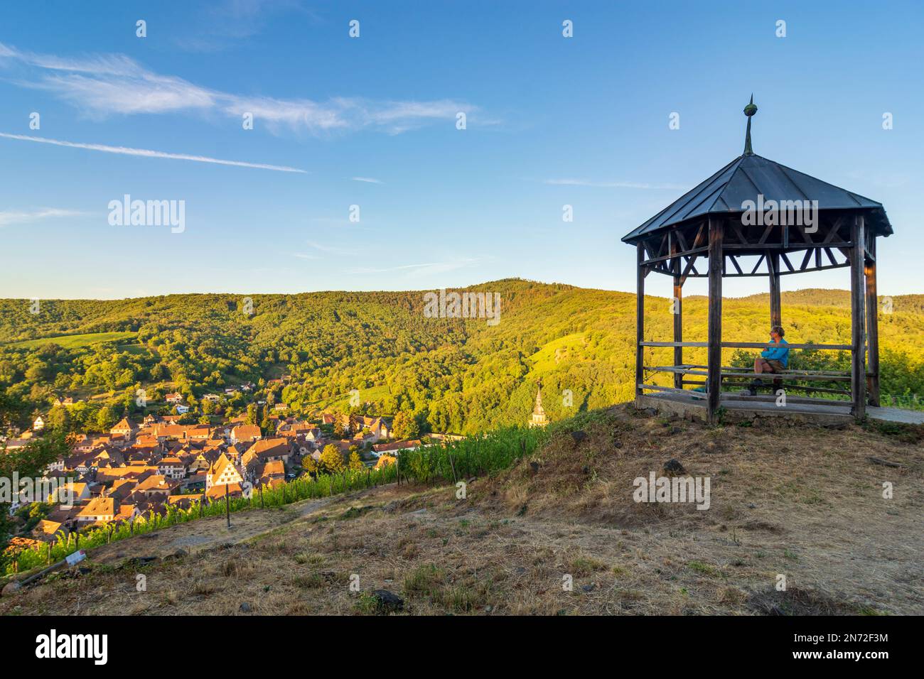 Pavillon on hill kastelberg hi-res stock photography and images - Alamy