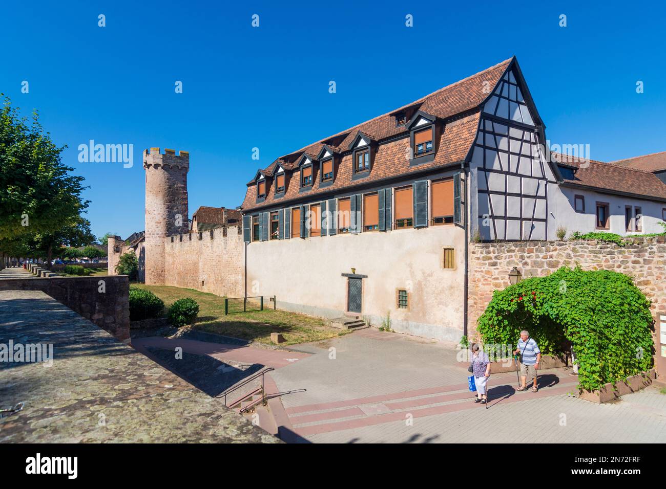 City wall in alsace elsass hi-res stock photography and images - Alamy