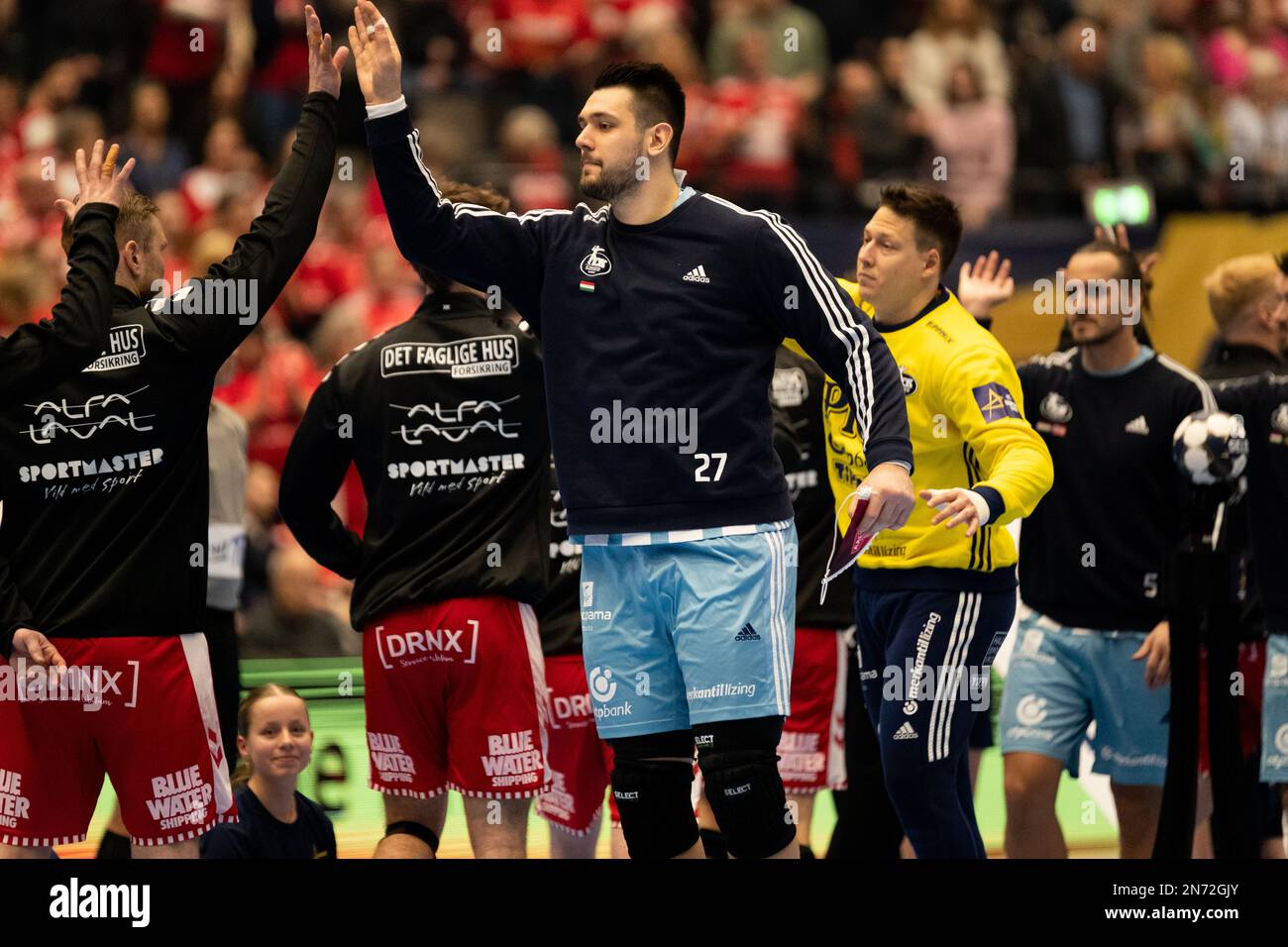 Aalborg, Denmark. 09th Feb, 2023. Bence Banhidi (27) of Pick Szeged ...