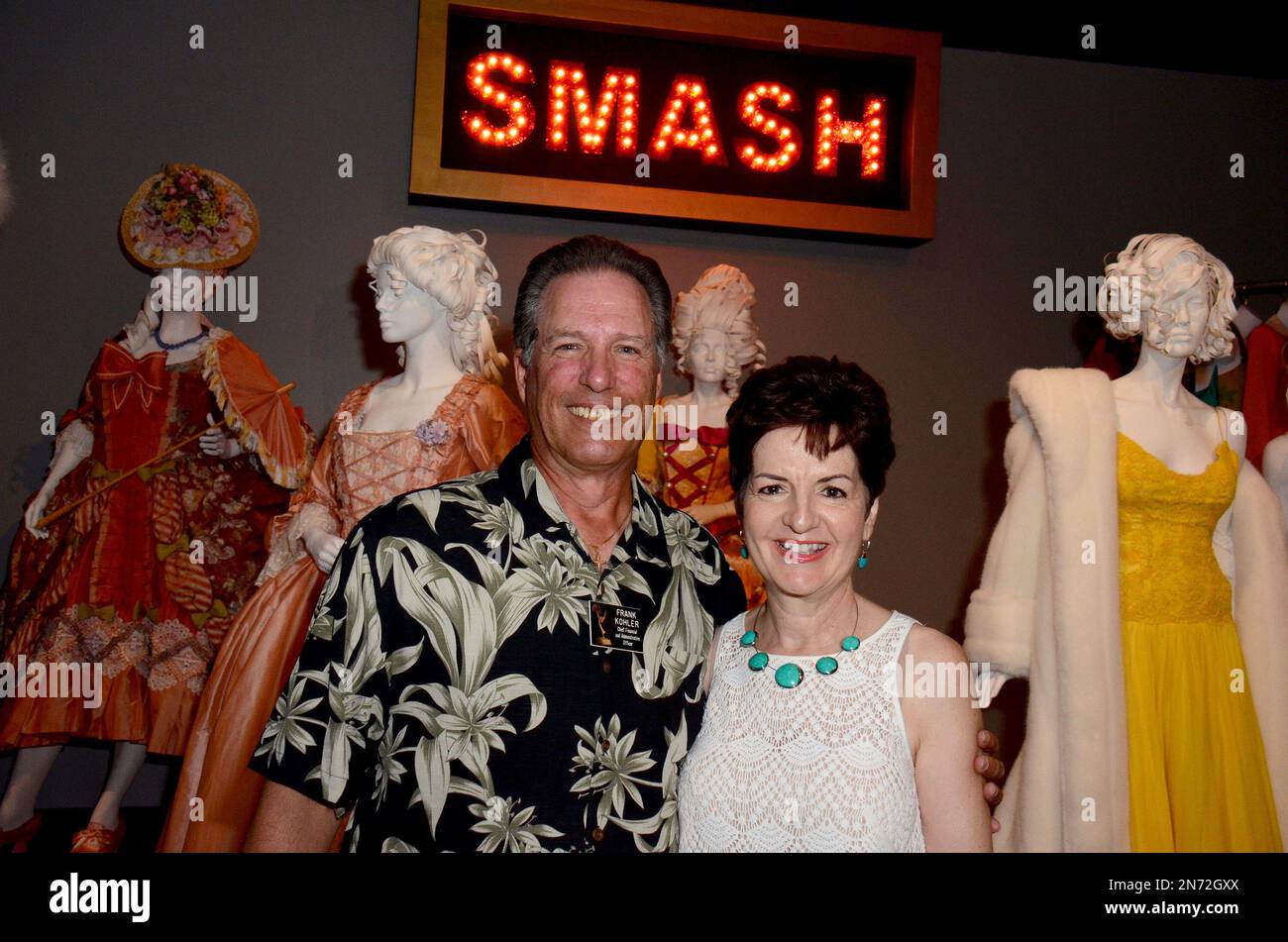 From left, Academy CFO Frank Kohler and Valerie Kohler attend the ...