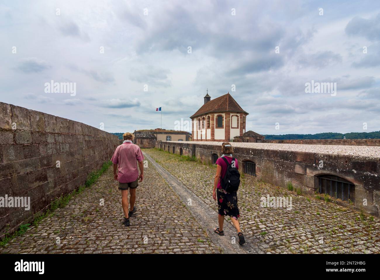 Bitche (Bitsch), Bitche Citadel castle, chapel in Lorraine (Lothringen ...