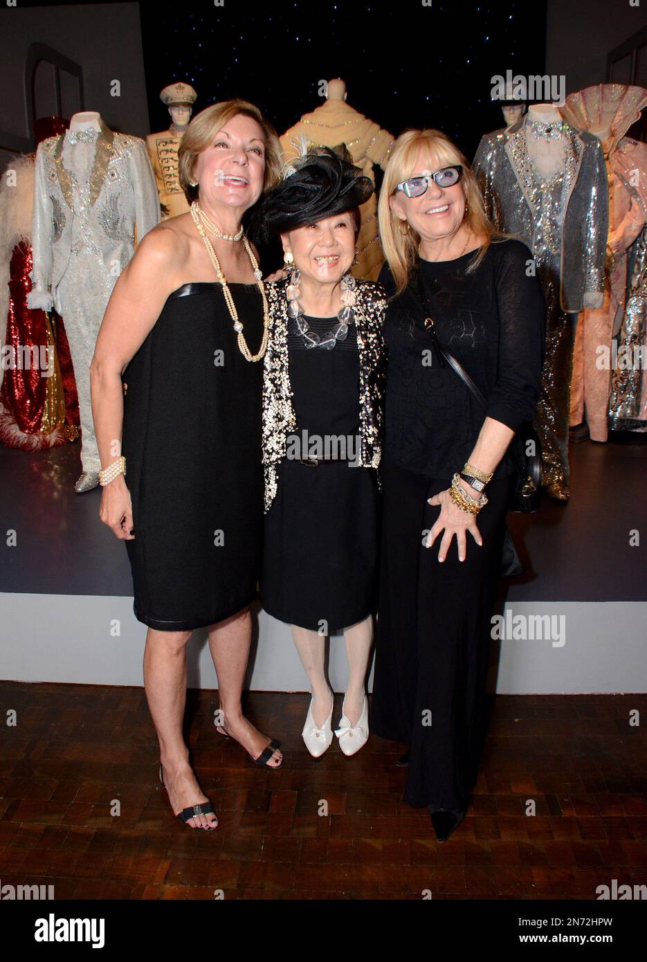 From left, Director of the FIDM Museum Barbara Bundy, Curator/President ...