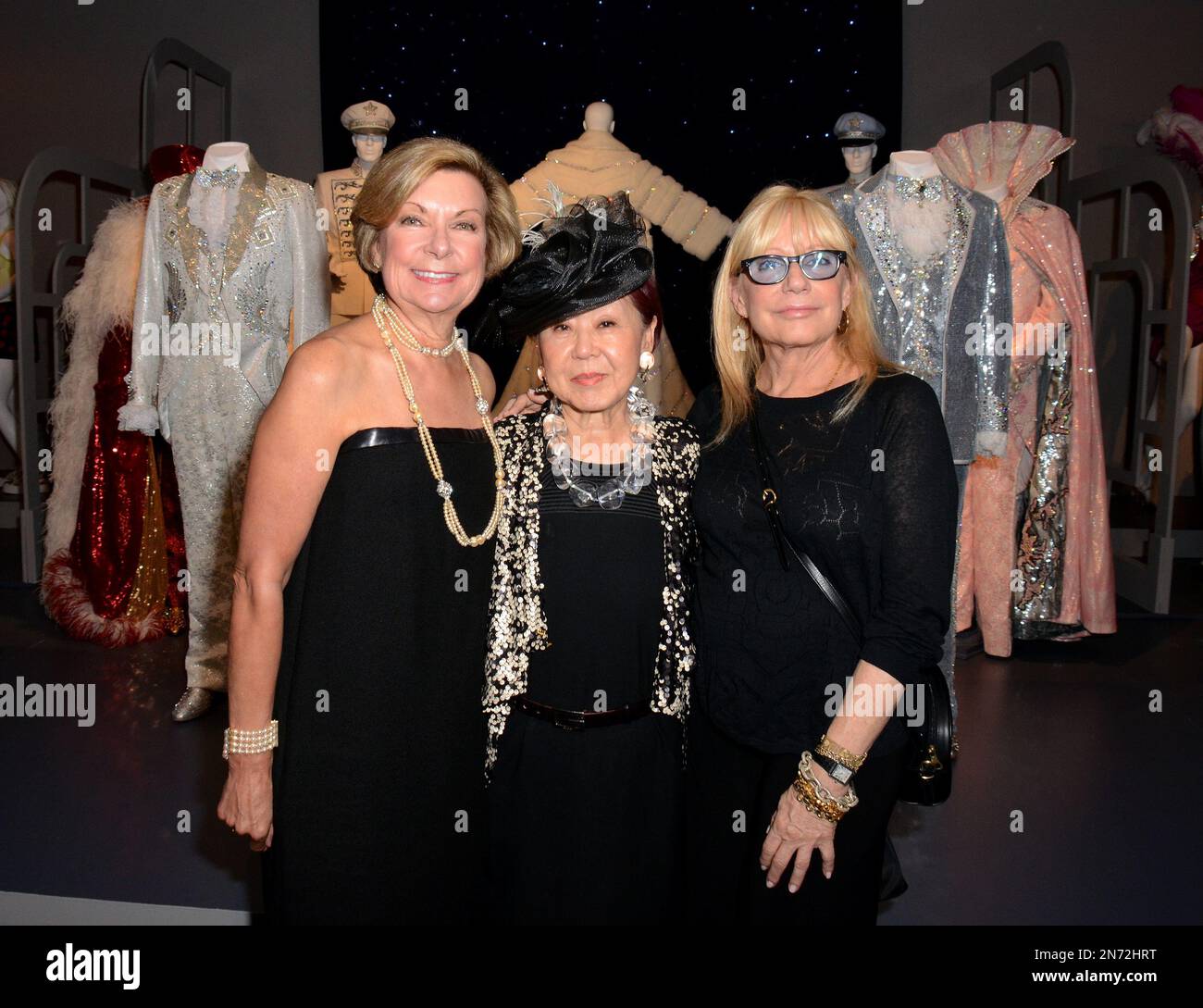 From left, Director of the FIDM Museum Barbara Bundy, Curator/President ...