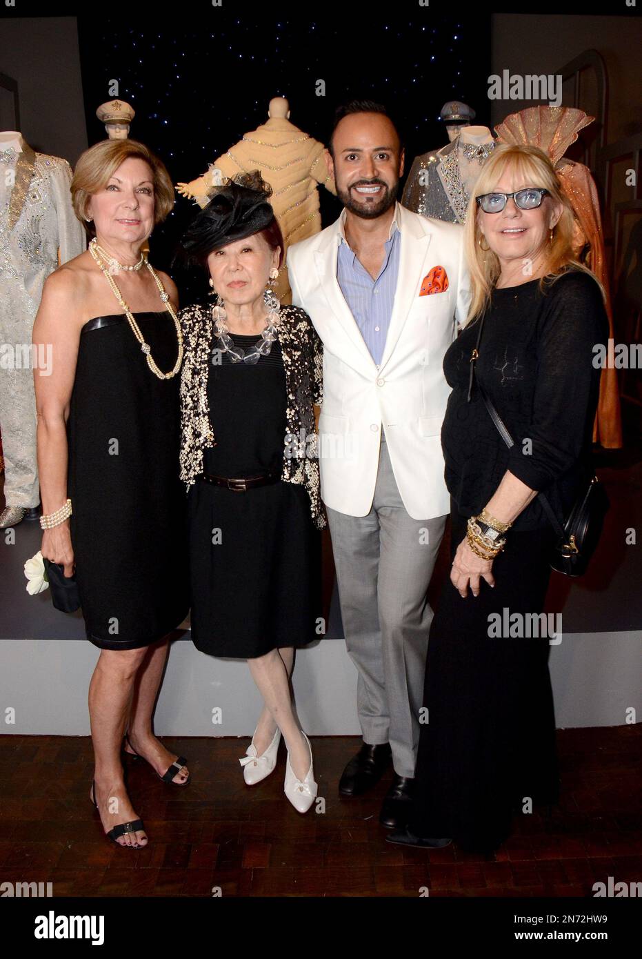 From left, Director of the FIDM Museum Barbara Bundy, Curator/President ...