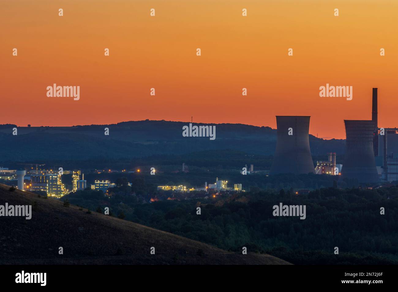 Carling (Karlingen), former slag heap of Sainte Fontane, Emile-Huchet ...