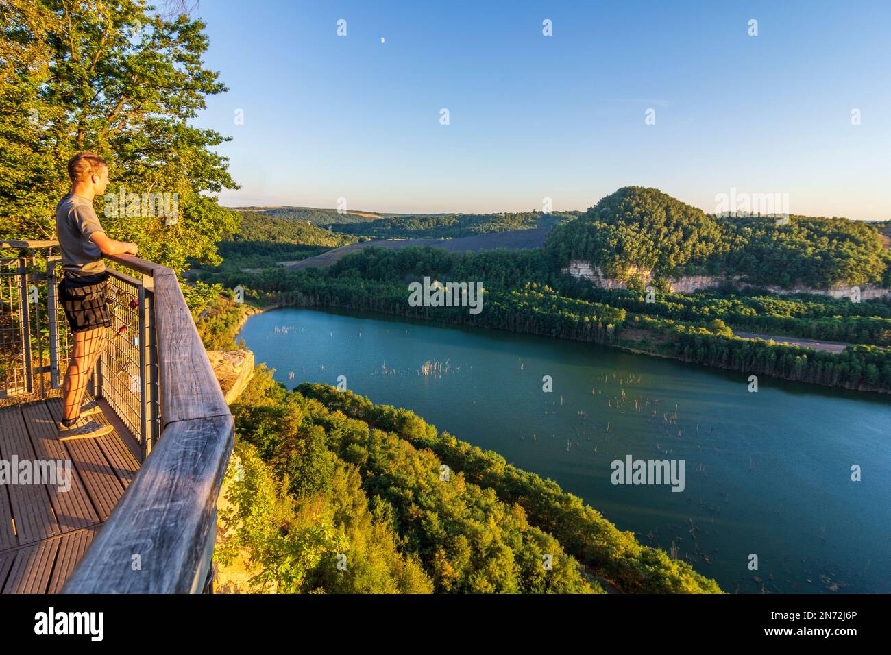Viewpoint at carriere barrois former sandstone and sand quarry hi-res ...