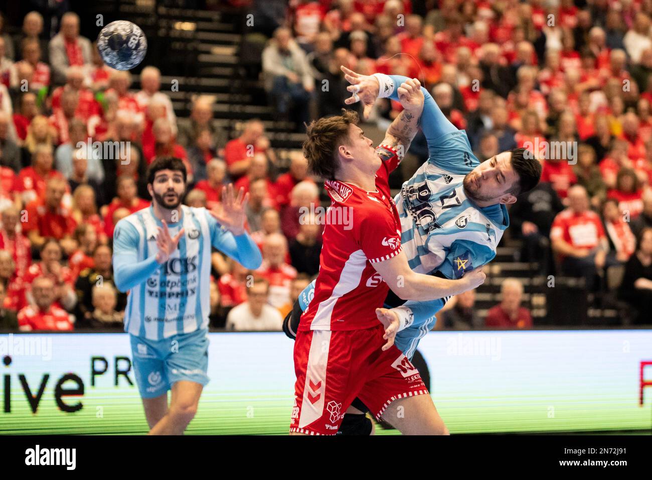 Aalborg, Denmark. 09th Feb, 2023. Bence Banhidi (27) of Pick Szeged ...