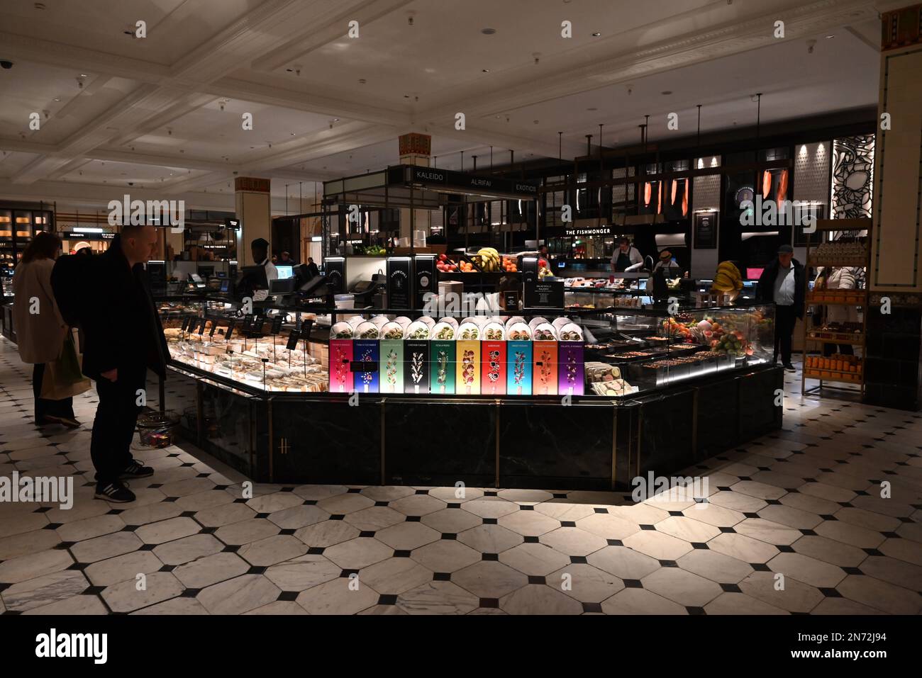 Harrods food halls serve culinary delights from all over the globe ...