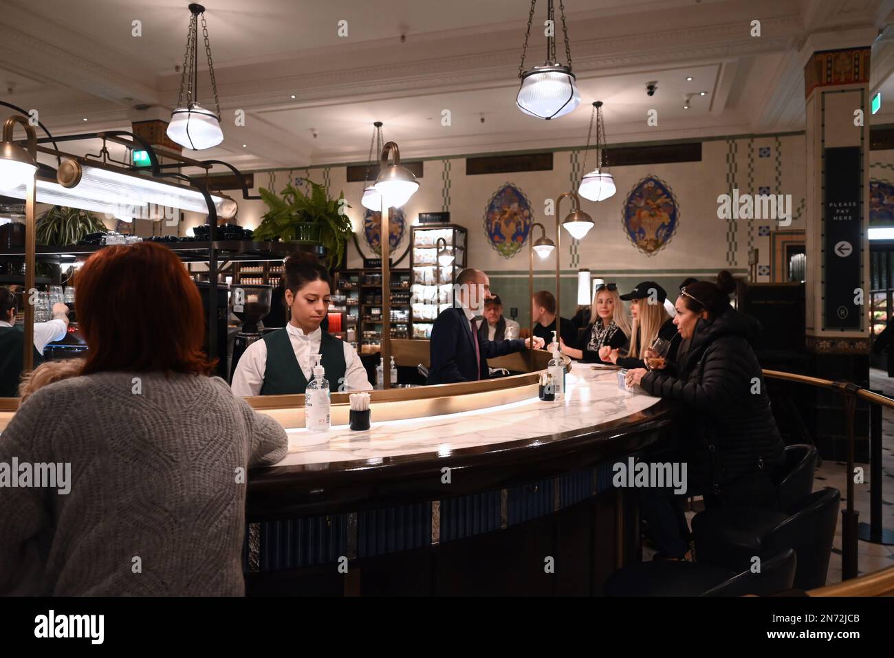 Harrods food halls serve culinary delights from all over the globe ...