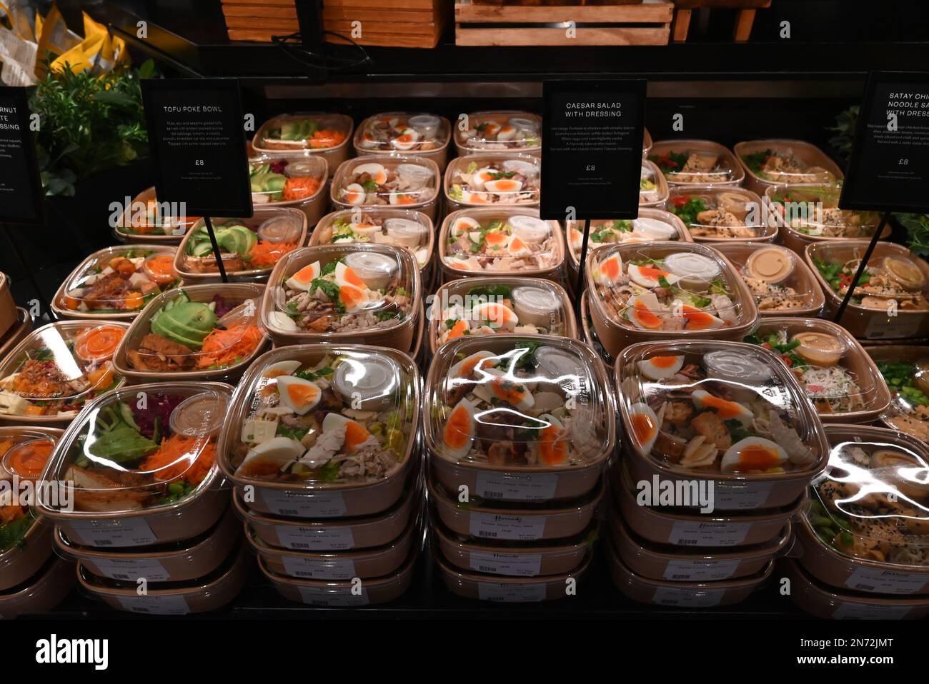 Harrods food halls serve culinary delights from all over the globe ...