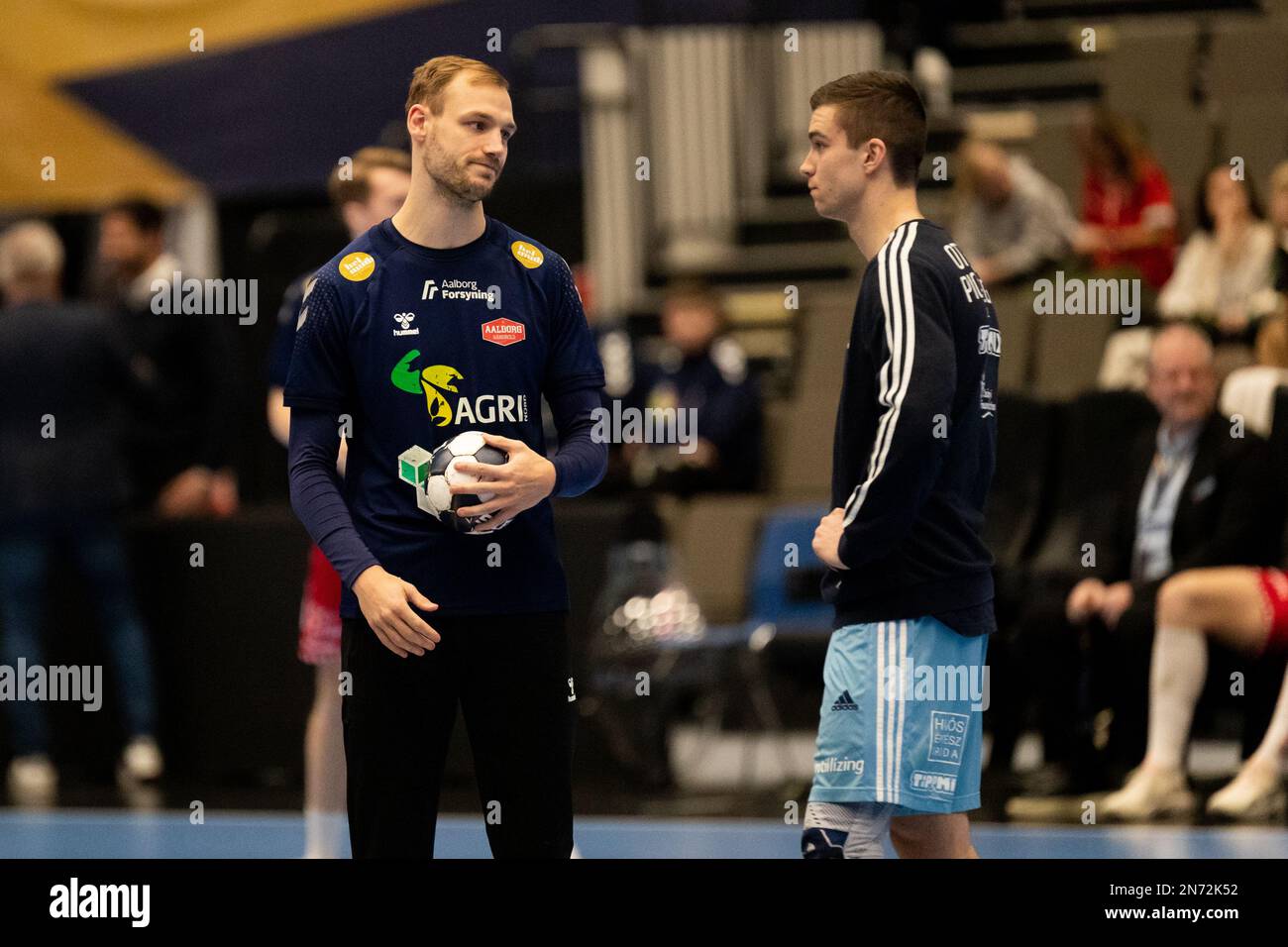 Aalborg, Denmark. 09th Feb, 2023. Lukas Sandell of Aalborg Handball ...