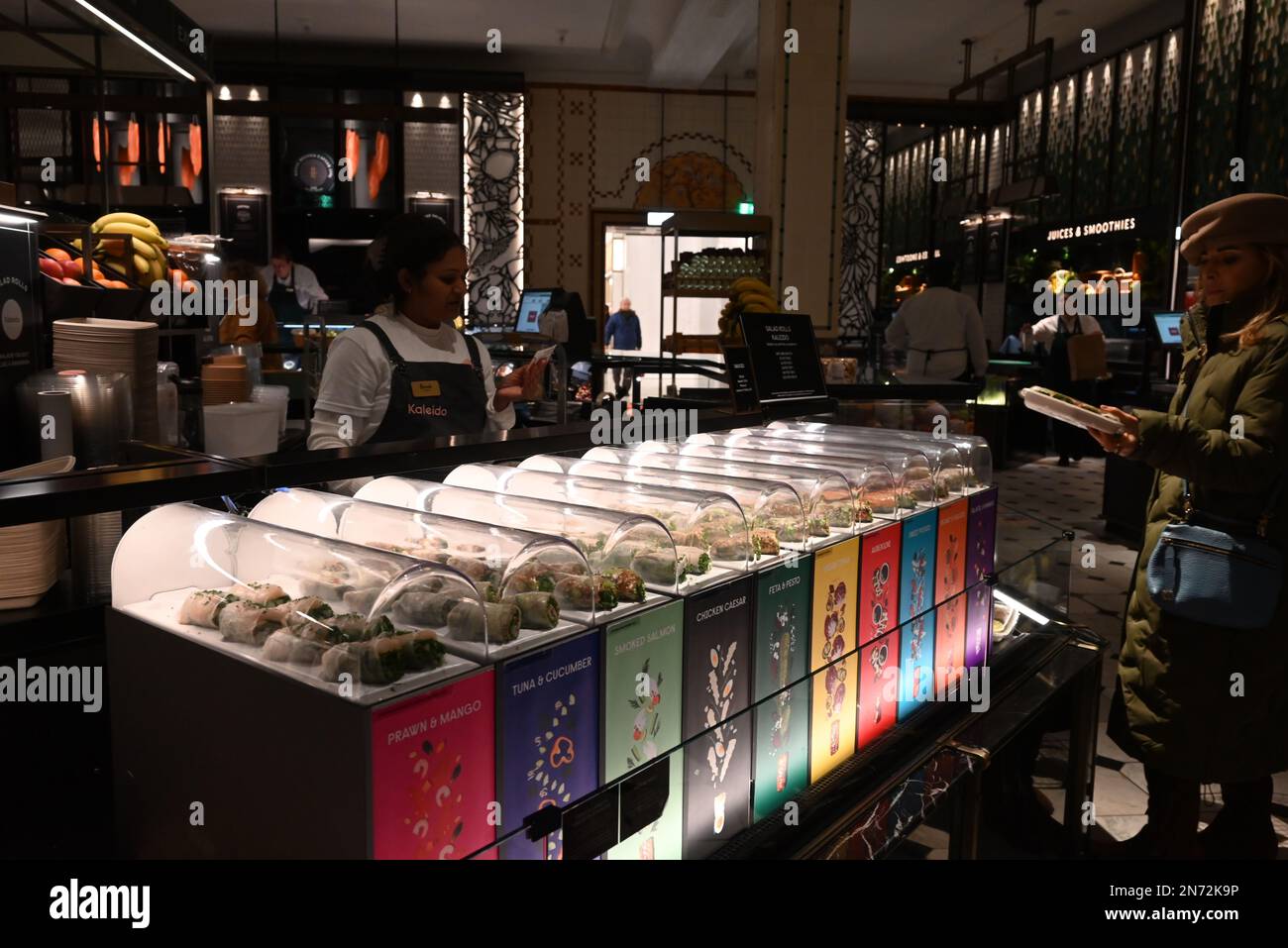 Harrods food halls serve culinary delights from all over the globe ...