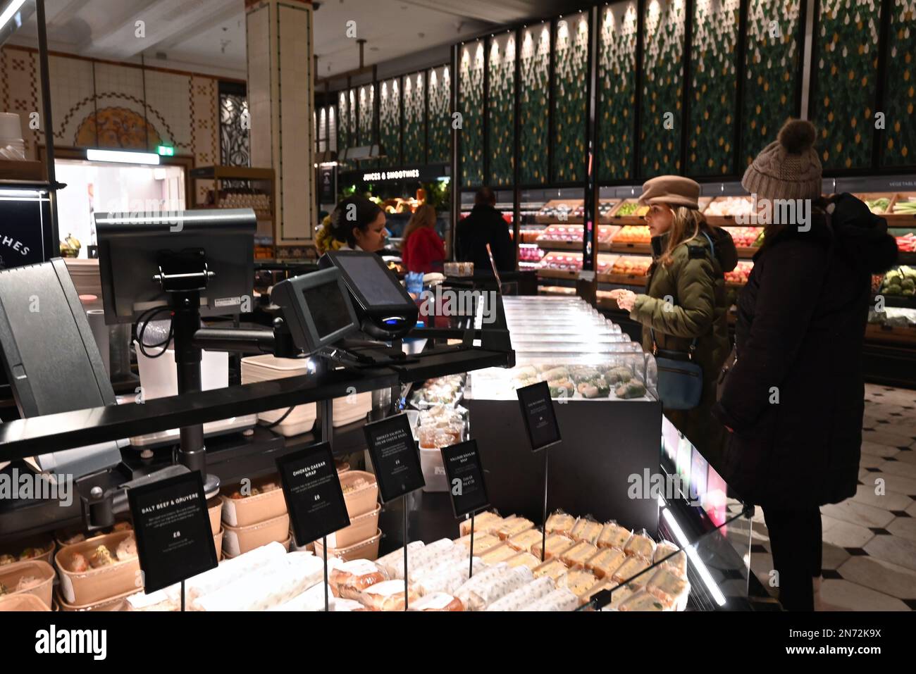 Harrods food halls serve culinary delights from all over the globe ...