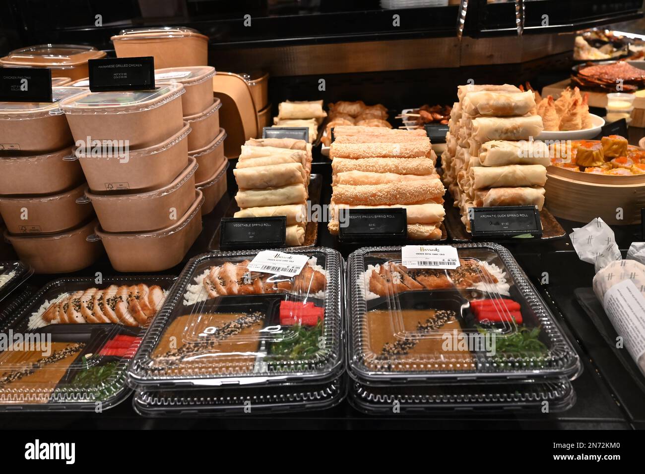 Harrods food halls serve culinary delights from all over the globe ...