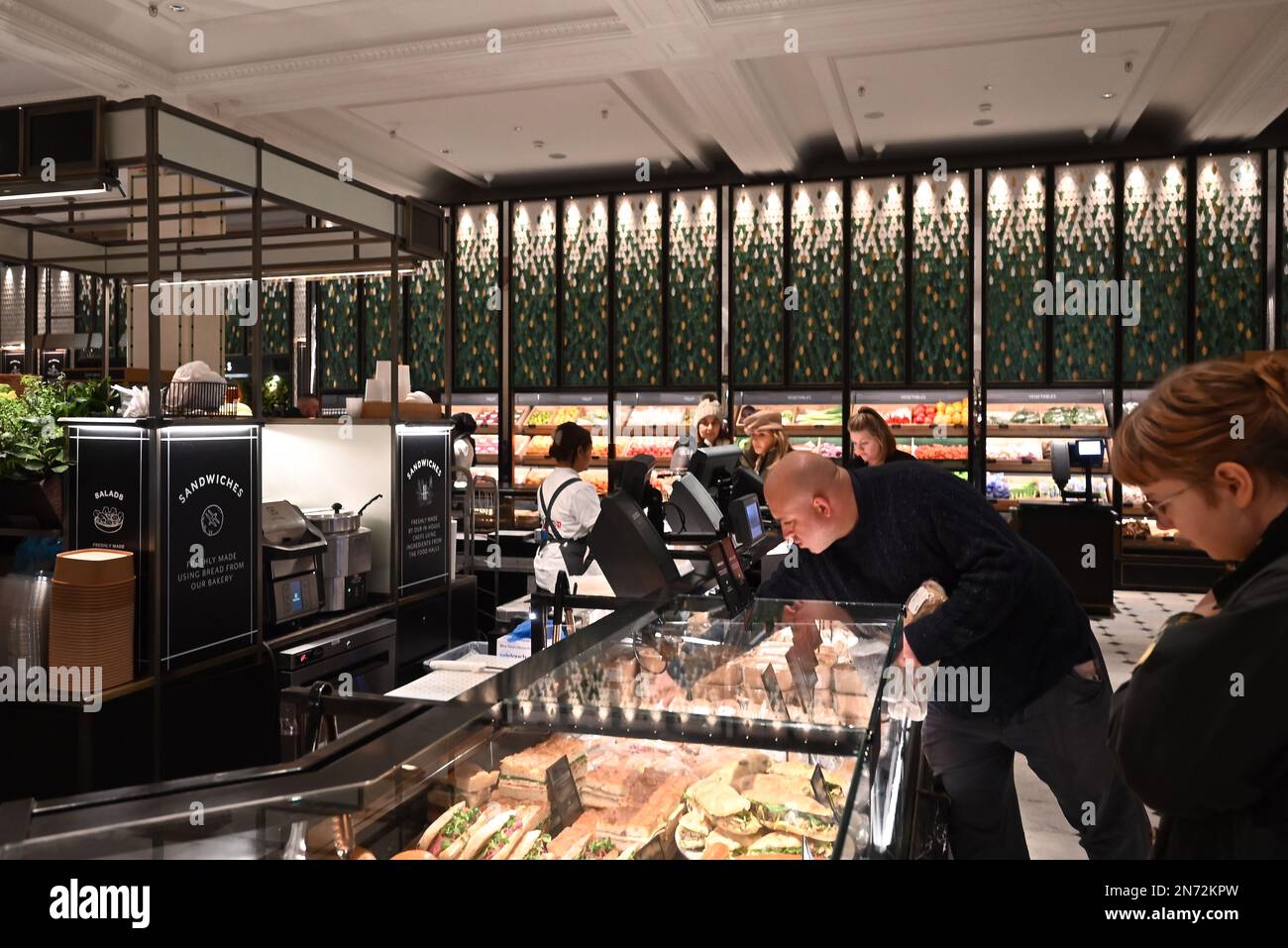 Harrods food halls serve culinary delights from all over the globe ...