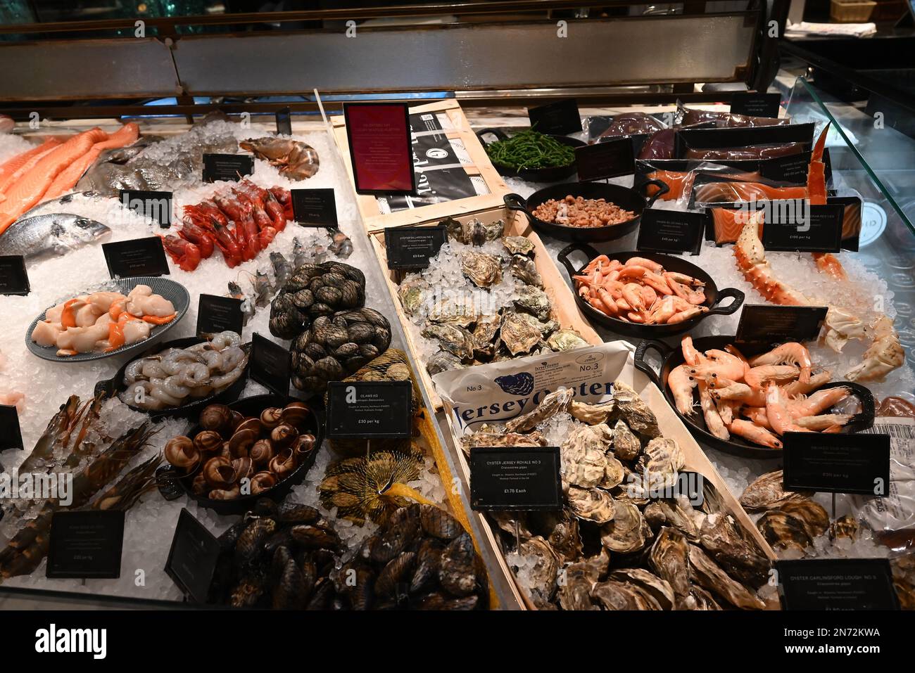 Harrods food halls serve culinary delights from all over the globe ...