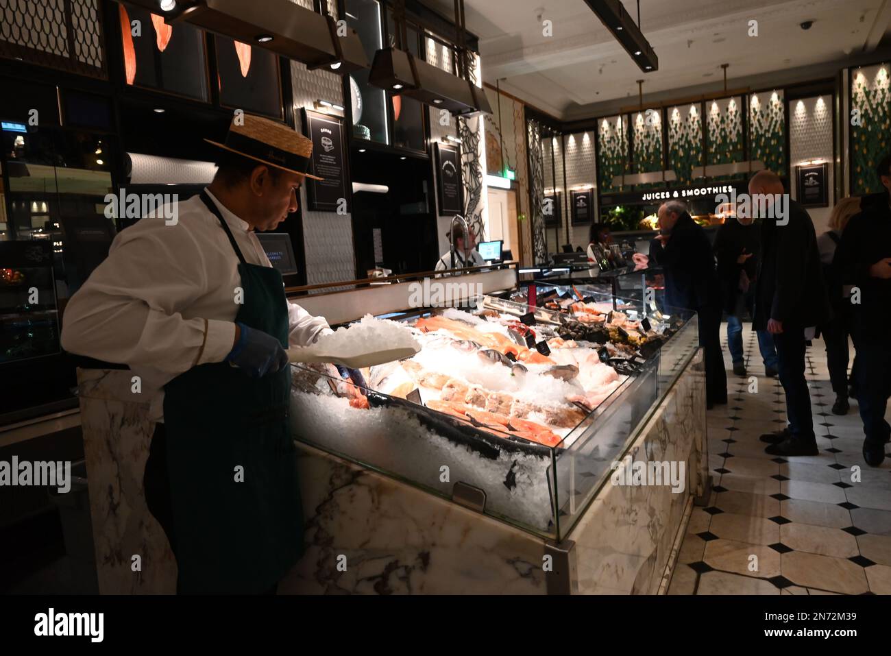 Harrods food halls serve culinary delights from all over the globe ...