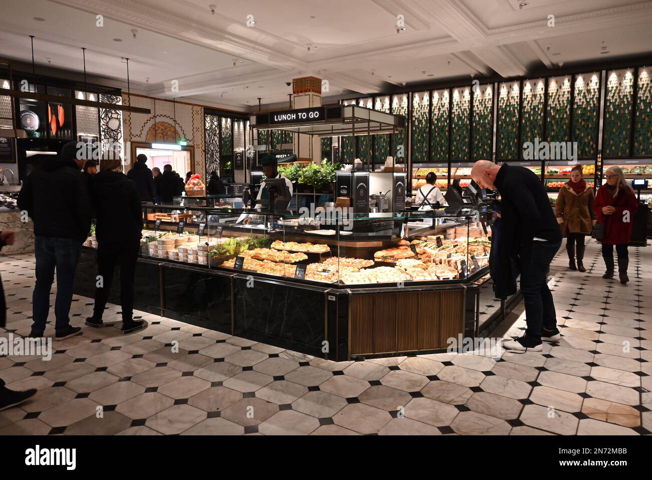 Harrods food halls serve culinary delights from all over the globe ...