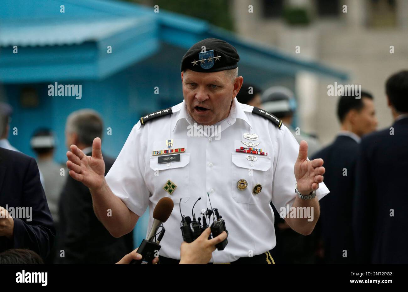 Gen. James D. Thurman, the commander of the United Nations Command ...