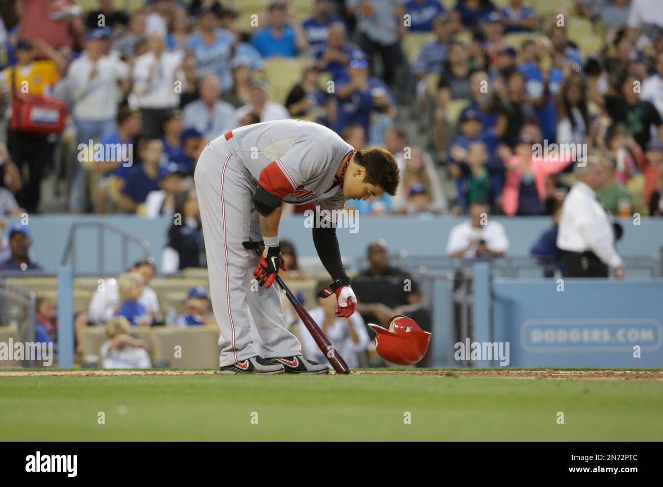 Reds outfielder Shin-Soo Choo, of South Korea, during a baseball game ...