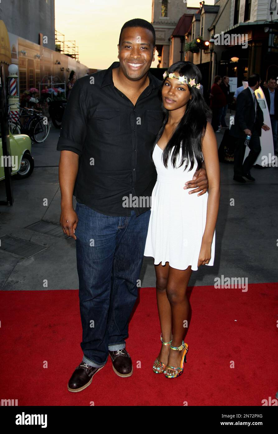 Actors Imari Williams, left, and Diamond White attend the Hub Network's ...