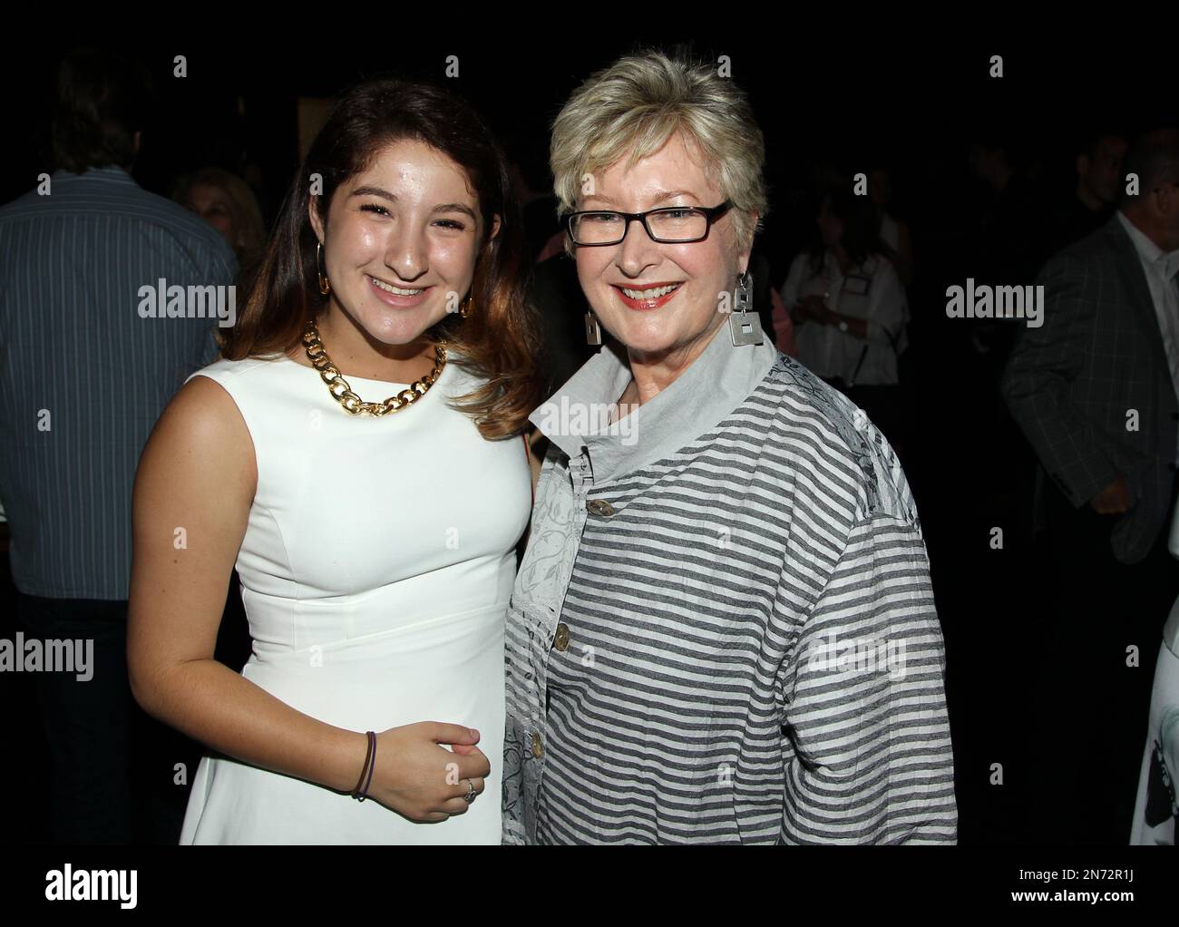 Actress Brooke Goldner, left, and Margaret Loesch, CEO and President of ...
