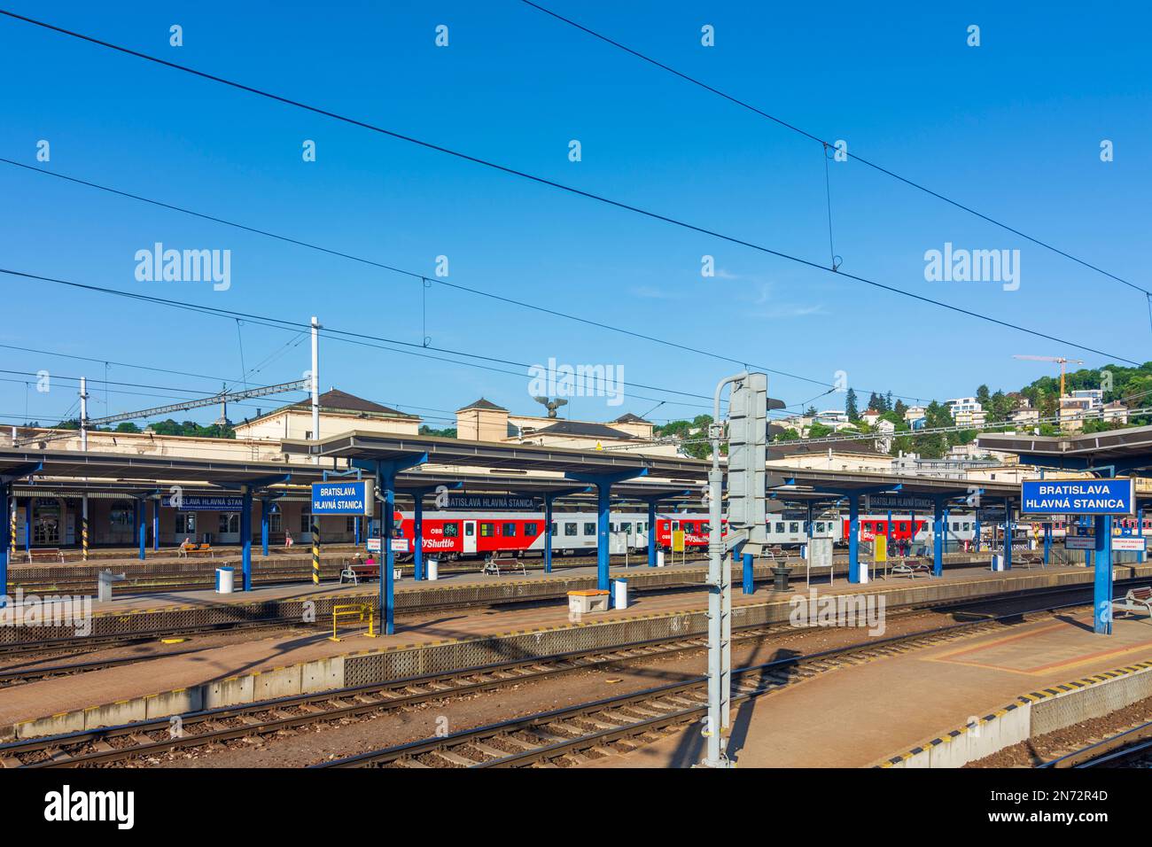 Bratislava (Pressburg), main railway station (Bratislava hlav stanica ...