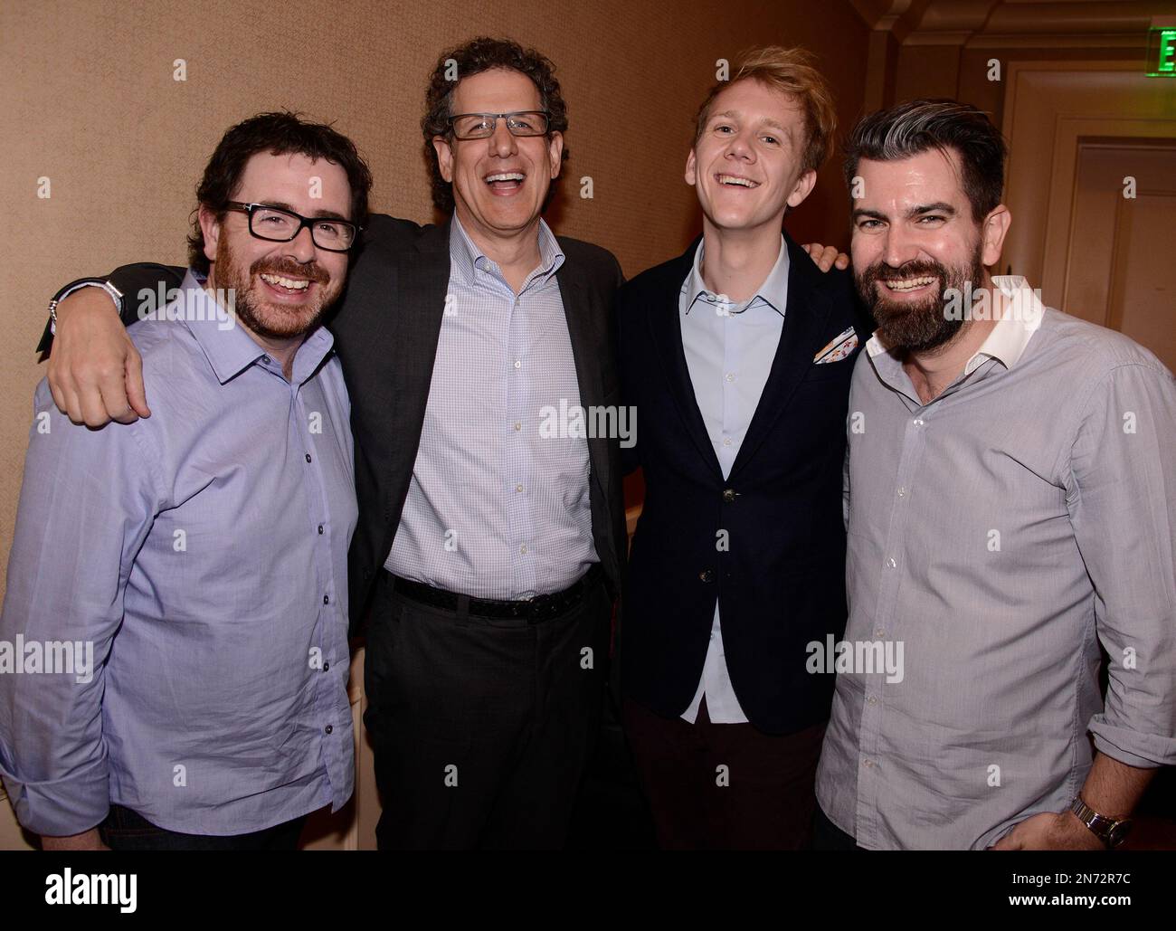 From left to right, producer Kevin Whyte, Participant Media CEO Jim ...