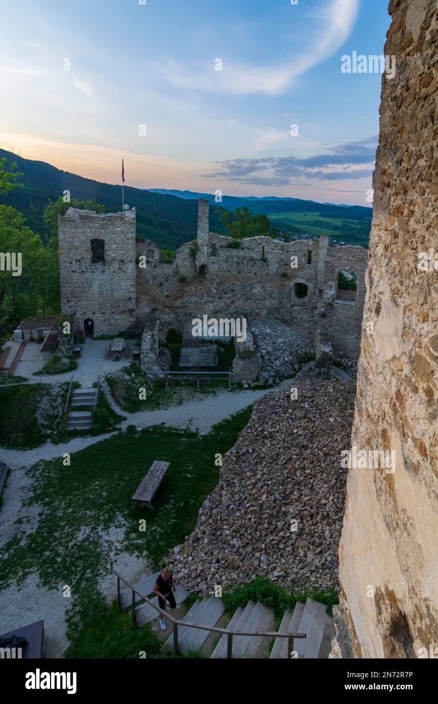 Povazsky hrad waagburg castle hi-res stock photography and images - Alamy