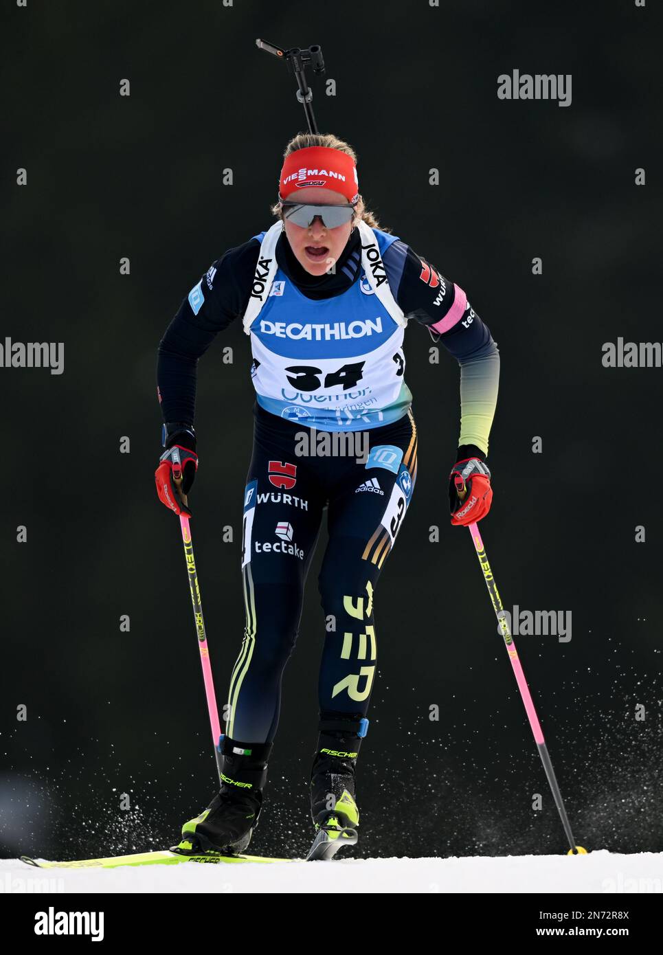 Oberhof, Germany. 10th Feb, 2023. Biathlon: World Championship, sprint ...