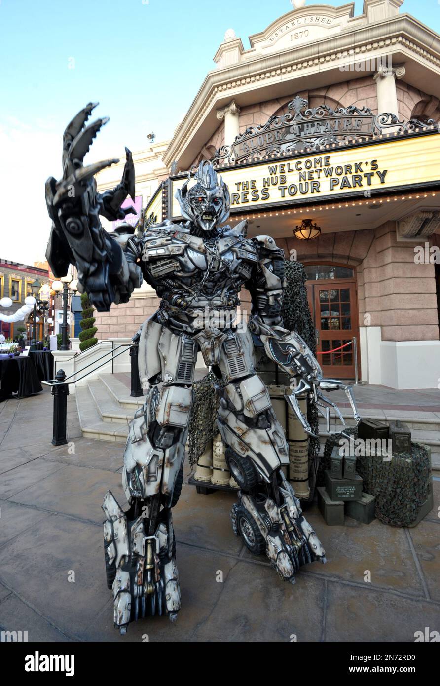 IMAGE DISTRIBUTED FOR THE HUB - Megatron poses at the Hub Network's TCA ...