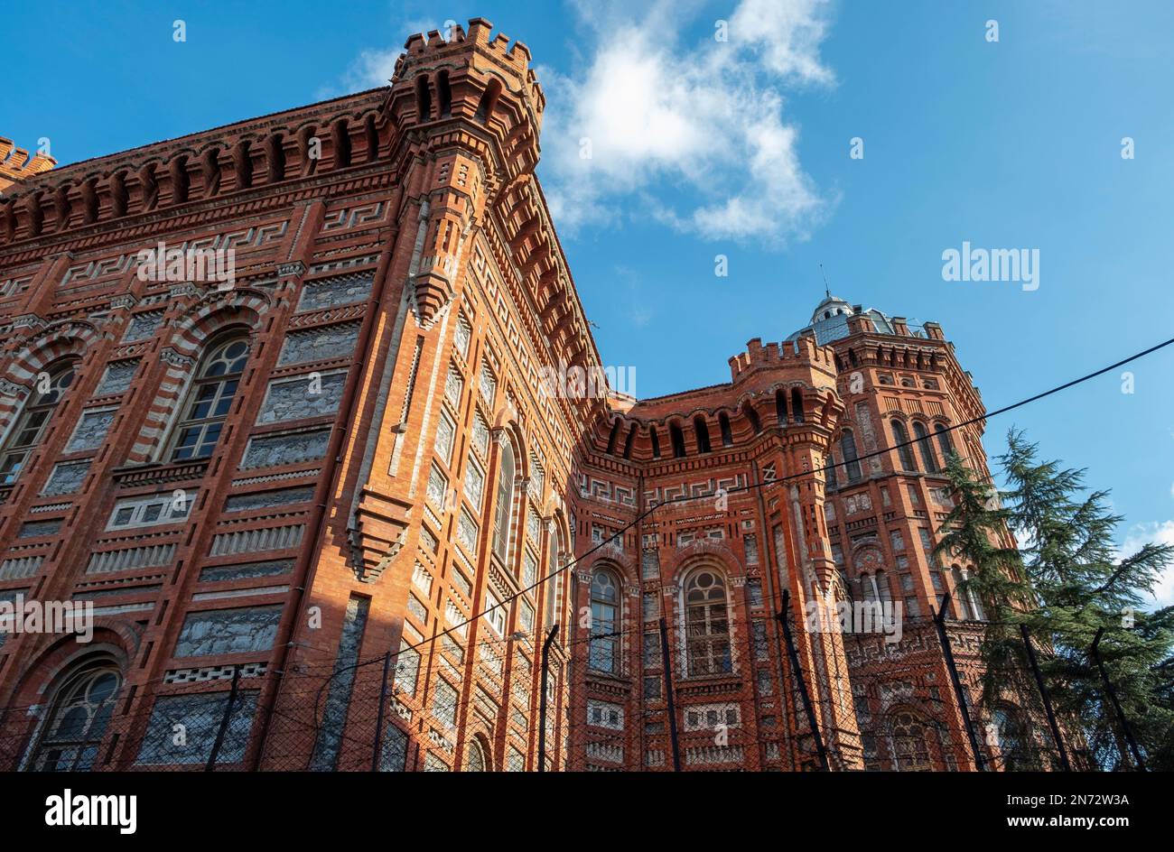 Exterior view of the Phanar Greek Orthodox Collage in Balat, the oldest ...