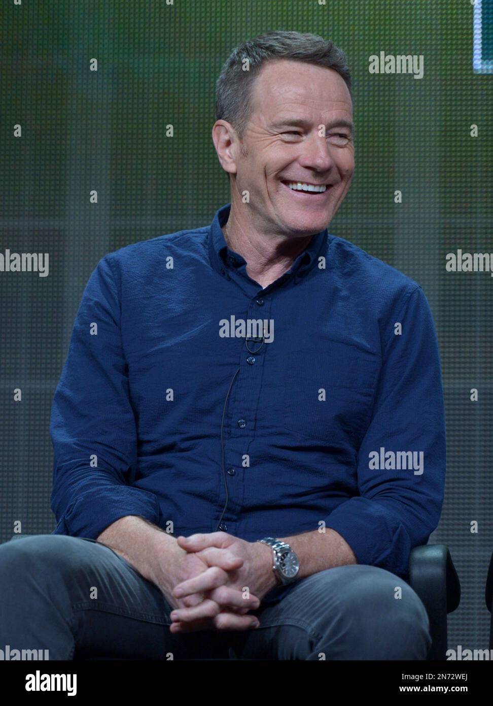 Actor Bryan Cranston on the "Breaking Bad" panel at the AMC TCA Panel ...