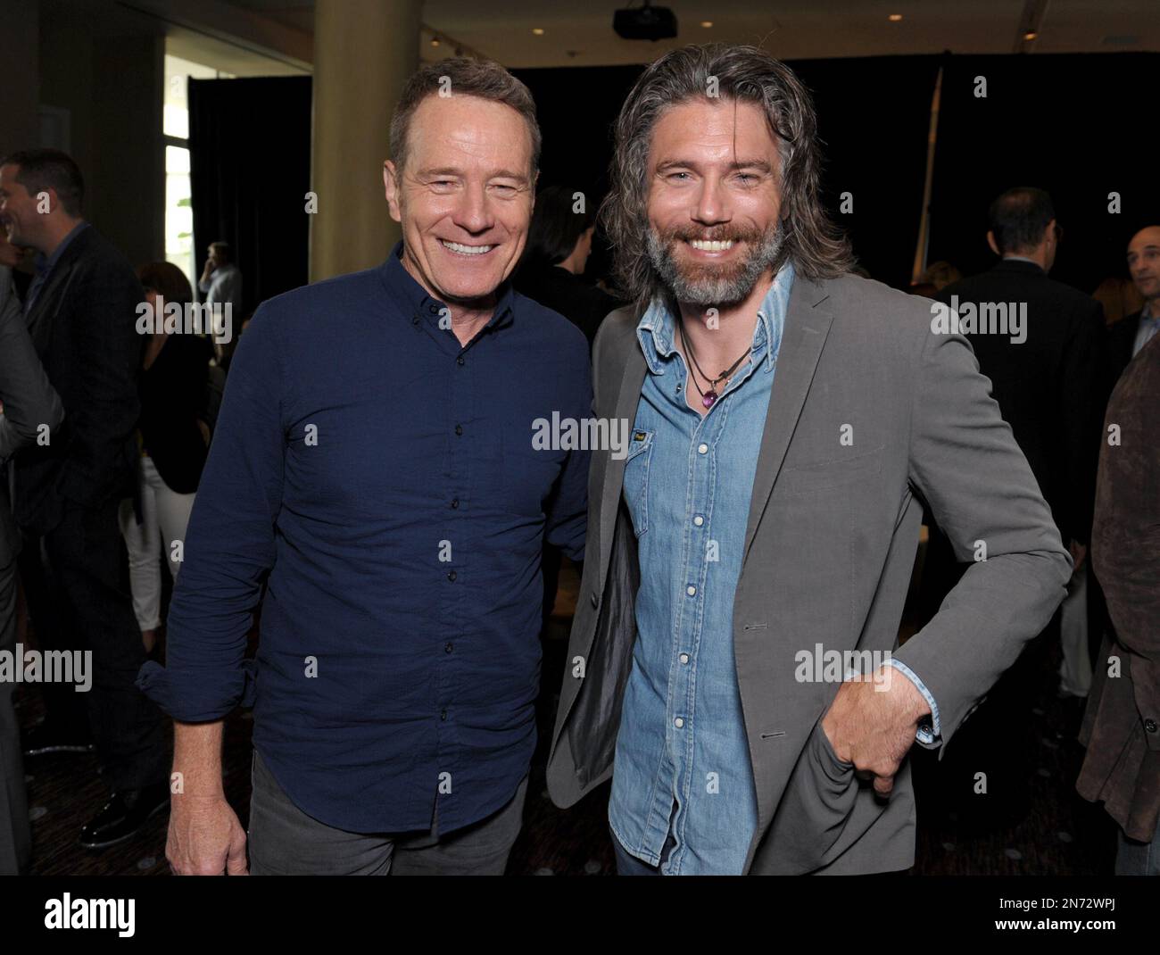 IMAGE DISTRIBUTED FOR AMC - EXCLUSIVE - Actors Bryan Cranston, left ...