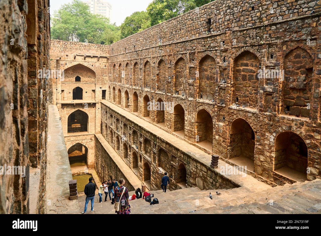 Agrasen Ki Baoli Stepwell Delhi Stock Photo - Alamy